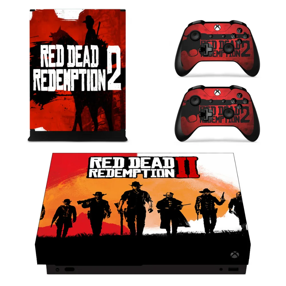 Red Dead Redemption 2 Skin Sticker for Microsoft Xbox One X ...