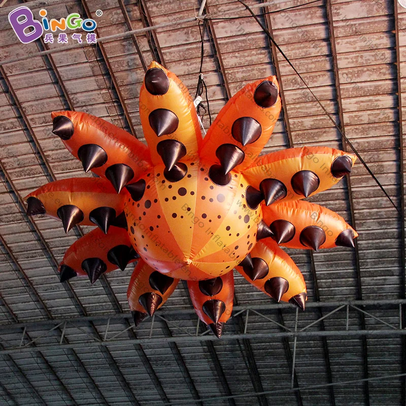 7ft/2mts orange big party inflatable flower, bar and night club ...