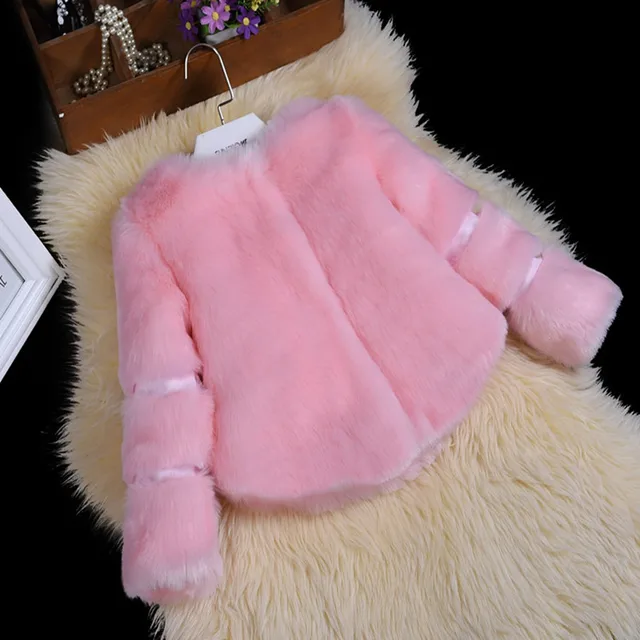 fashion kids girls faux fur coat,trendy design autumn winter children ...
