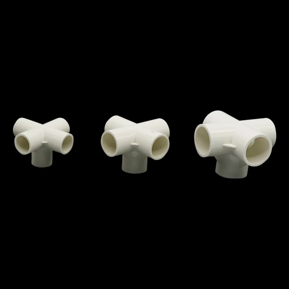 5 Way Pipe Connectors 20mm 25mm 32mm Garden PVC Water Pipe Joint ...