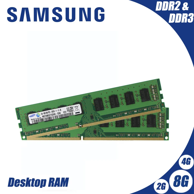 Samsung PC Memory RAM Memoria Module Computer Desktop 2GB 4GB DDR3 PC3 ...