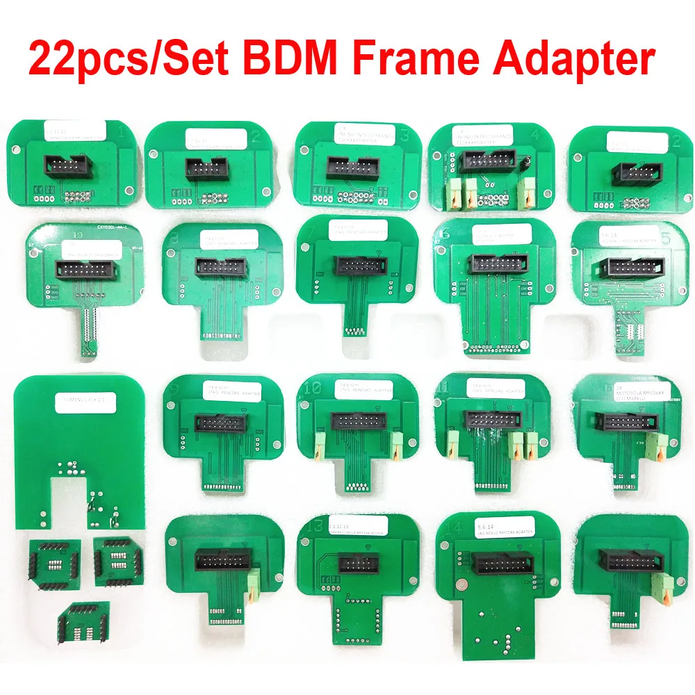 Adaptador BDM de KT AG, adaptador de sonda BDM de 22 piezas, para KT AG, KE SS M, Dimsport ...