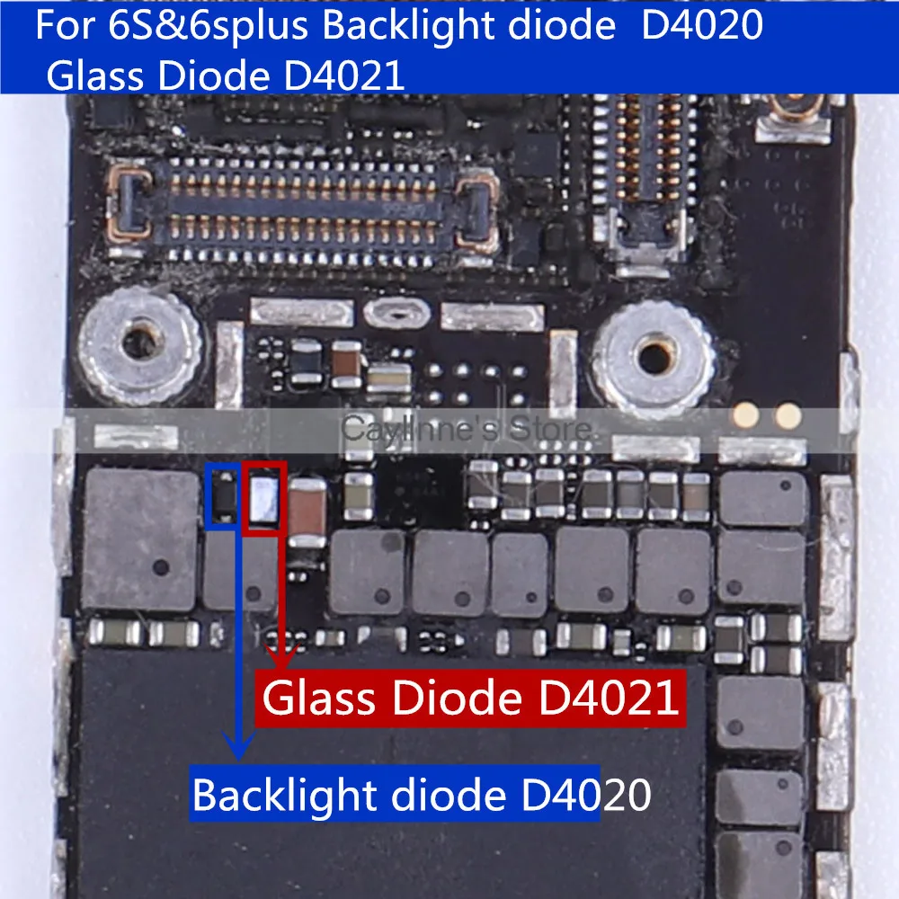 50pcs/Lot New Original for iPhone 6S 6S plus Backlight backlight diode ...