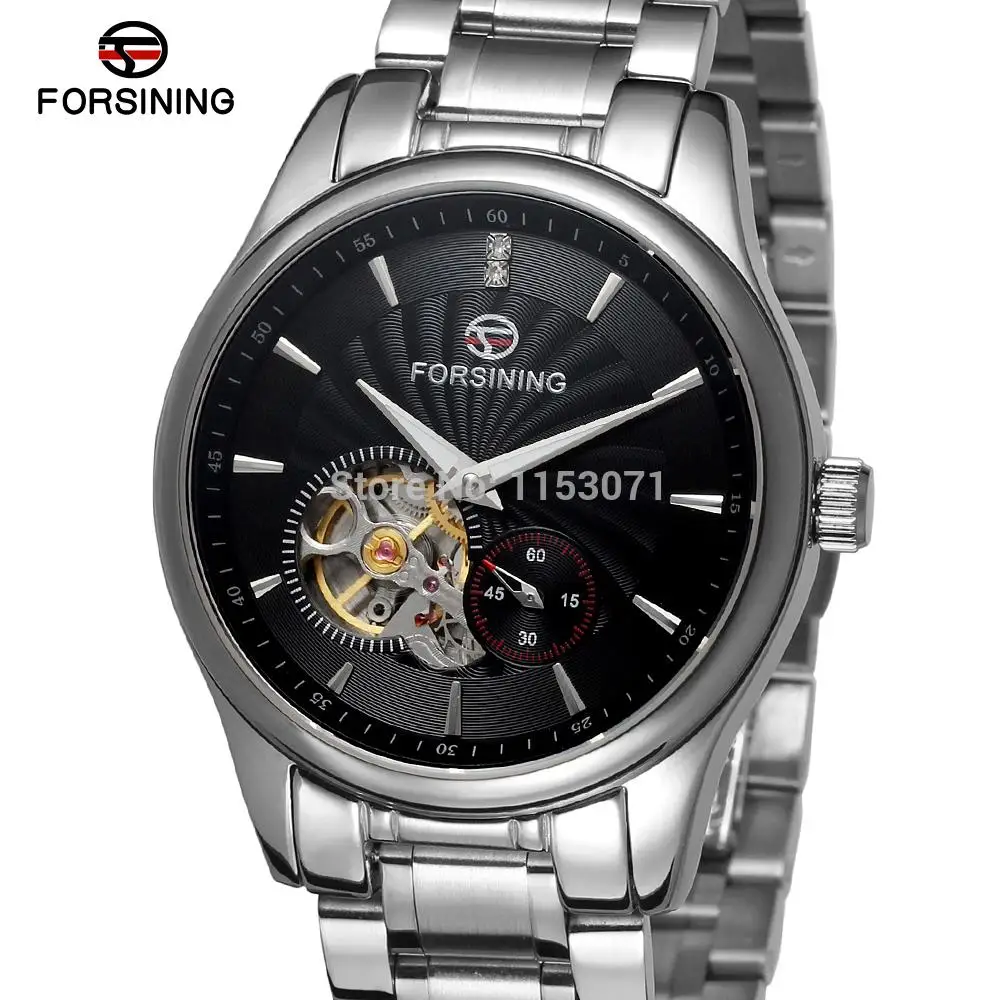 Original Watch Brand Forsining FSG9406M4S2 Automatic Stainless Steel ...