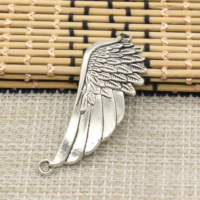 Aliexpress.com : Buy 10pcs Charms angel wings connector 60*22mm Tibetan ...