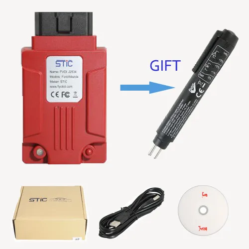 Newest FVDI J2534 Diagnostic Tool STIC for Ford & Mazda Support Online ...