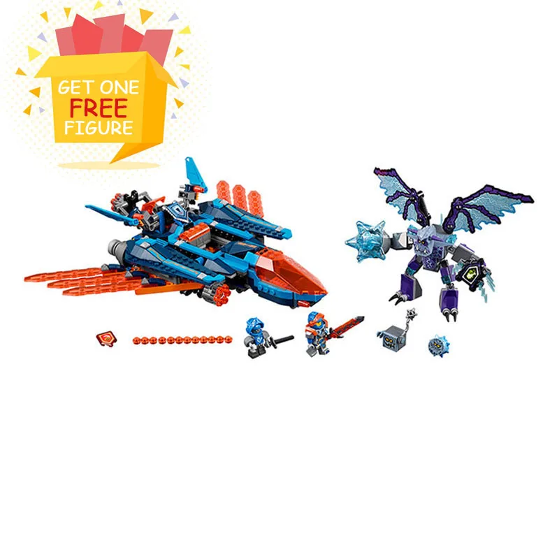 Bela Pogo Compatible Legoe 70351 10596 Nexus Knights Clay Falcon ...