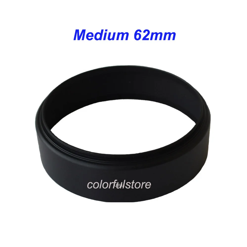62mm Standard Medium Metal Camera Filter Lens Lenses Hood Shade Cover ...