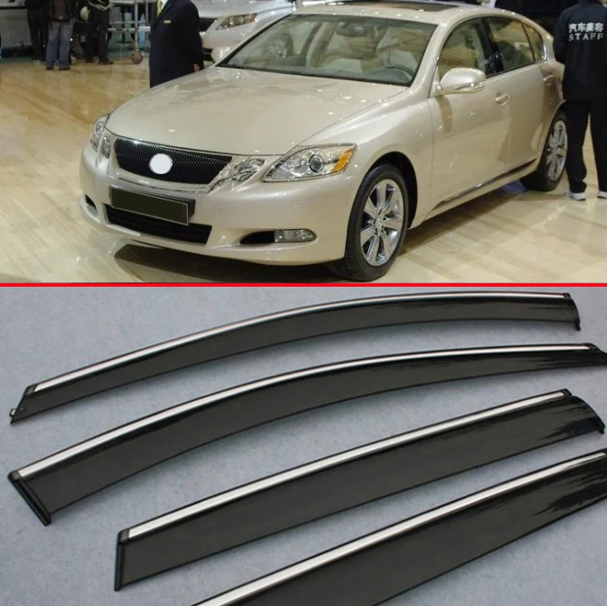 For-Lexus-GS-Class-GS300-GS350-GS430-2010-2015-Window-Wind-Deflector ...
