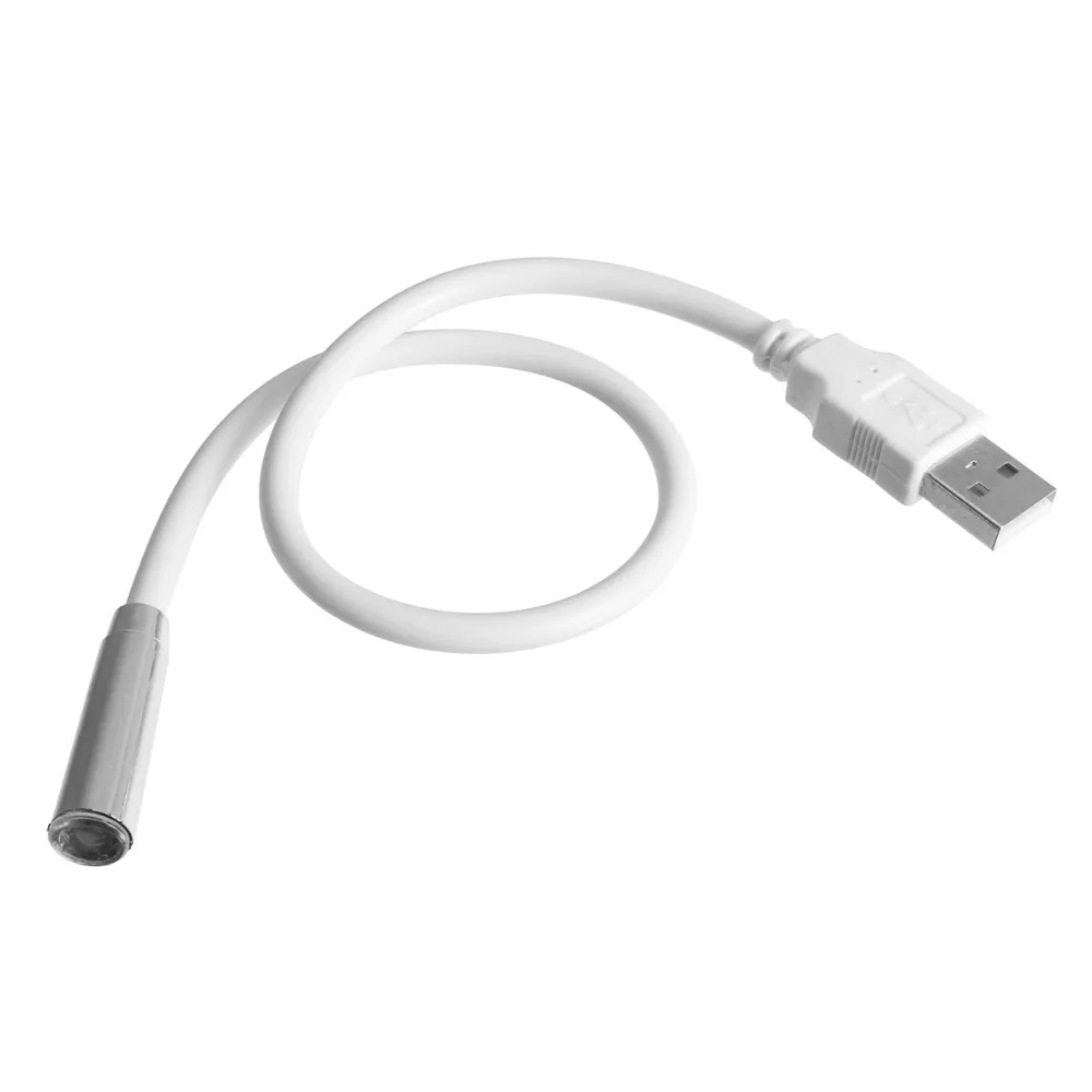 USB LED Light Mini Flexible Torch Flashlight Portable For PC Laptop ...