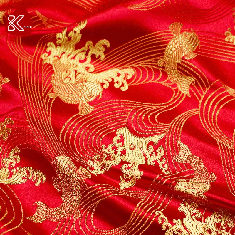 Red Chinese Fabric