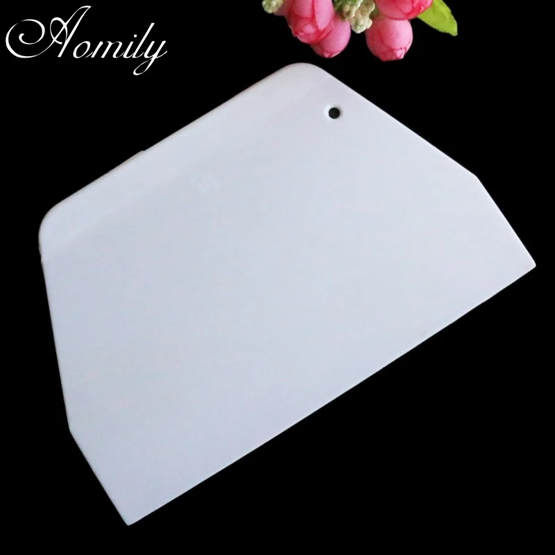 Aomily Durable Trapezoid Scraper Spatula Fondant Cake Dough Pizza Tool ...