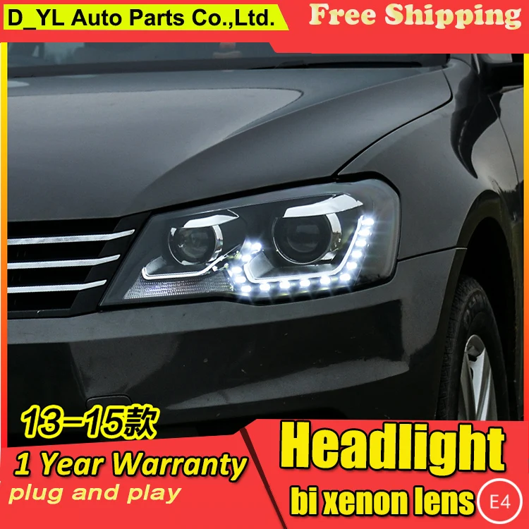 Car Styling Headlights for VW Bora 2013 15 LED Headlight for Bora Head ...