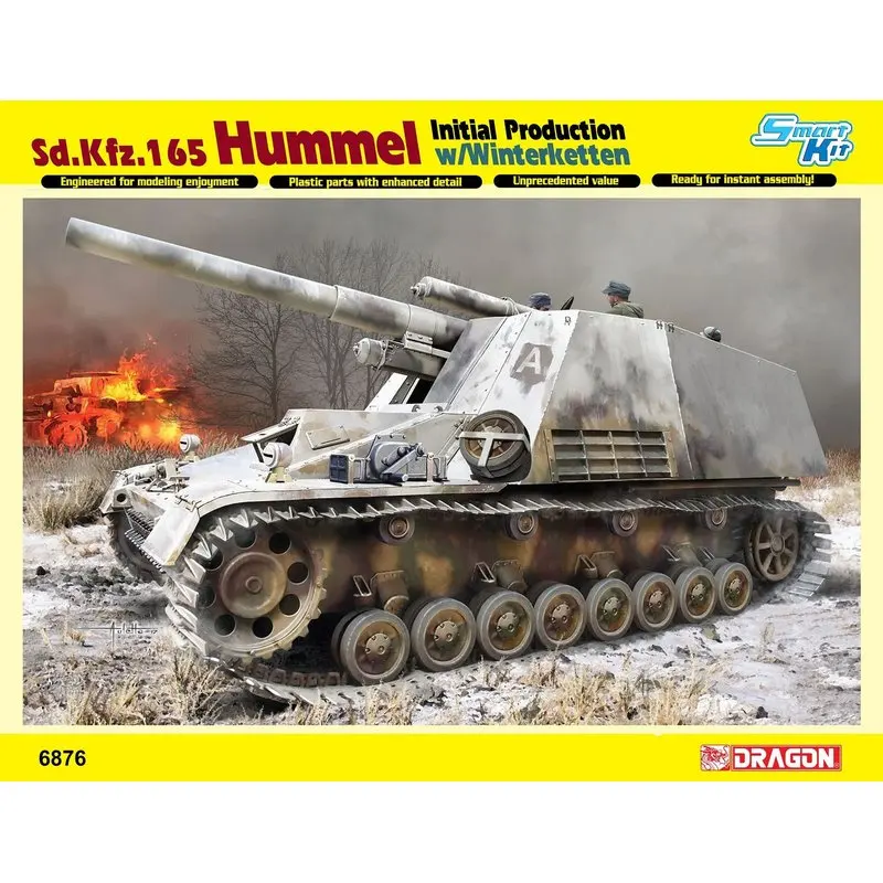 DRAGON 6876 1/35 Sd. Kfz.165 Hummel первоначальное производство w ...