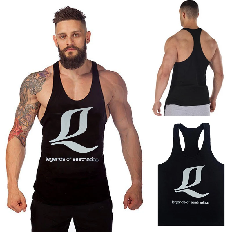 Golds Stringer Tank Top Men Bodybuilding Clothing Fitness Mens ...