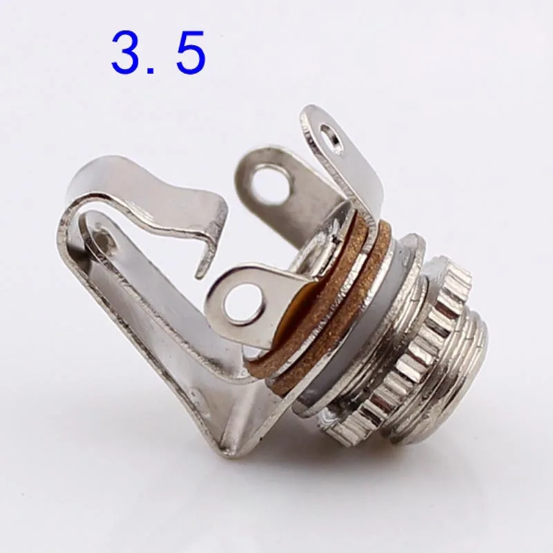 10pcs Jack 3.5mm Audio Connector Female Metal Mono 3.5mm Socket With A ...
