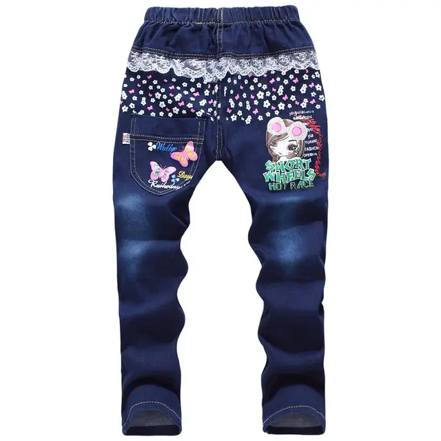 7 12 Years Girls Jeans Teenagers Girl Casual Demin Pants Clothes ...