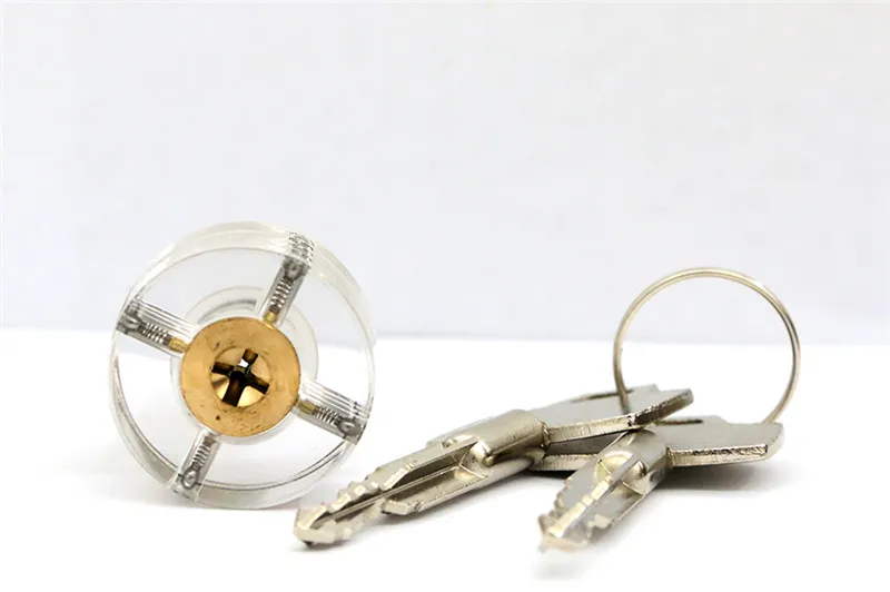 Transparent Clear Cross Lock Practice Locks Locksmith Tools - Locksmith ...