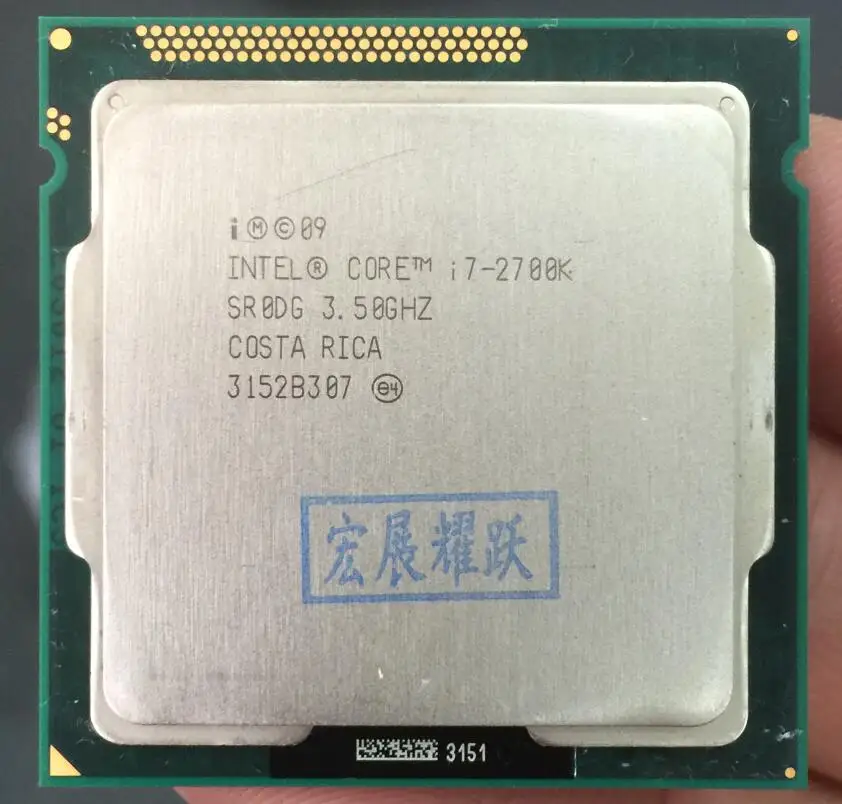 인텔 코어 i7 2700k i7 2700 k 프로세서 (8 m 캐시, 3.50 ghz) 쿼드 코어 cpu lga1155 pc ...