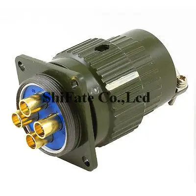 4 Pin Male Aviation Circular Connector Plug Army Green Y28m-4tk ...