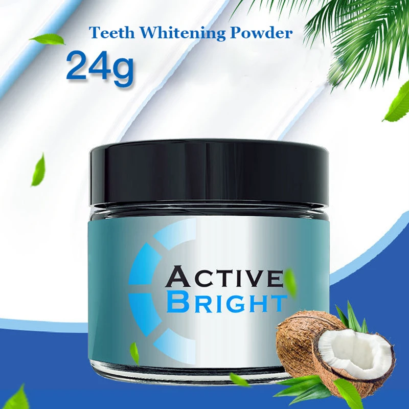 Coir Dentifrice Activated Carbon Cleaning Powder Clean Bright White ...