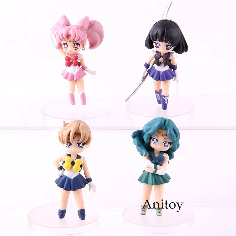 Pretty Guardian Sailor Moon Sailor Uranus Saturn Neptune Chibi Moon ...