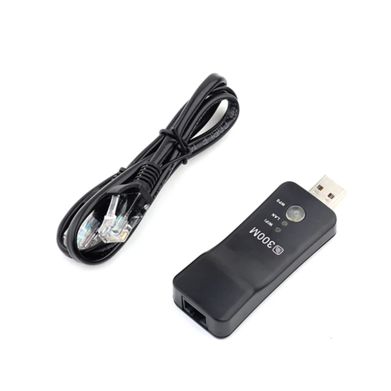 300Mbps 2.4GHz Universal USB Wireless Wifi Repeater Range Extender AP ...