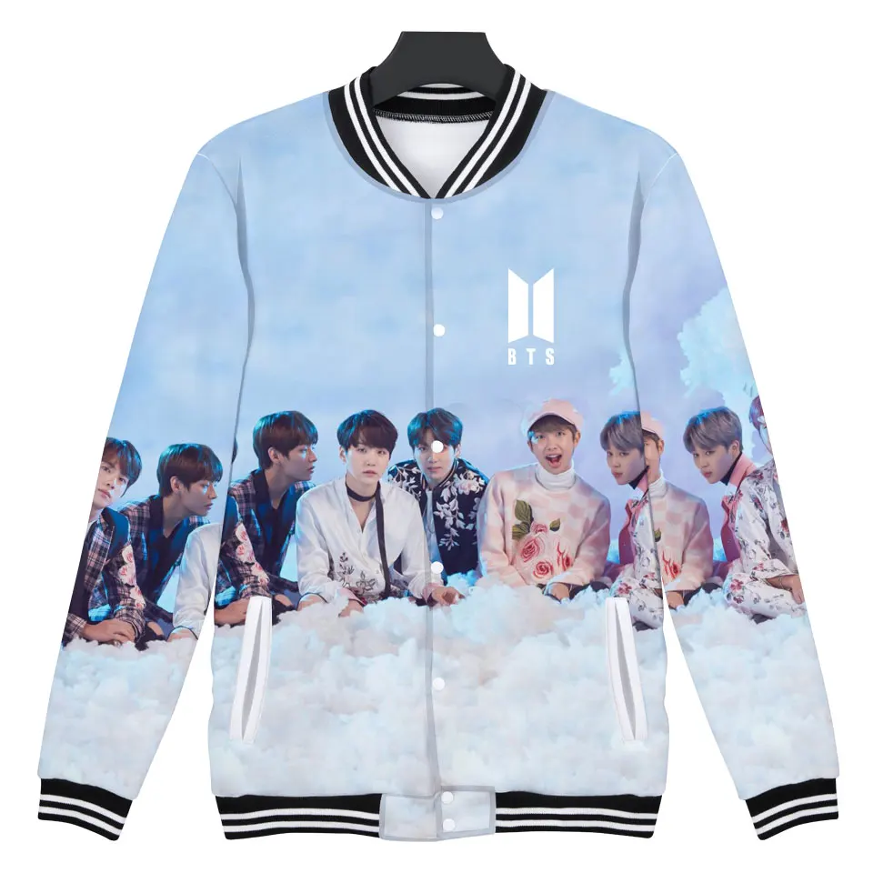 BTS 3D Print Bangtan Boys Love Yourself K pop Jacket Women BTS Fashion ...