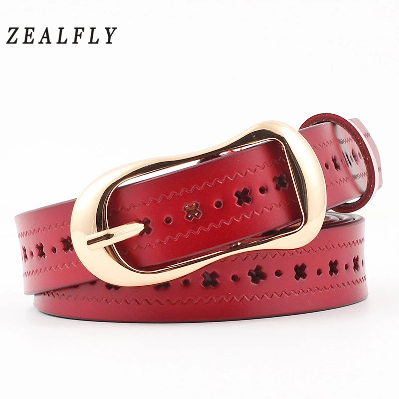 Hollow Women Belt Fashion High Quality Design Pin Buckle Fine Belts For ...