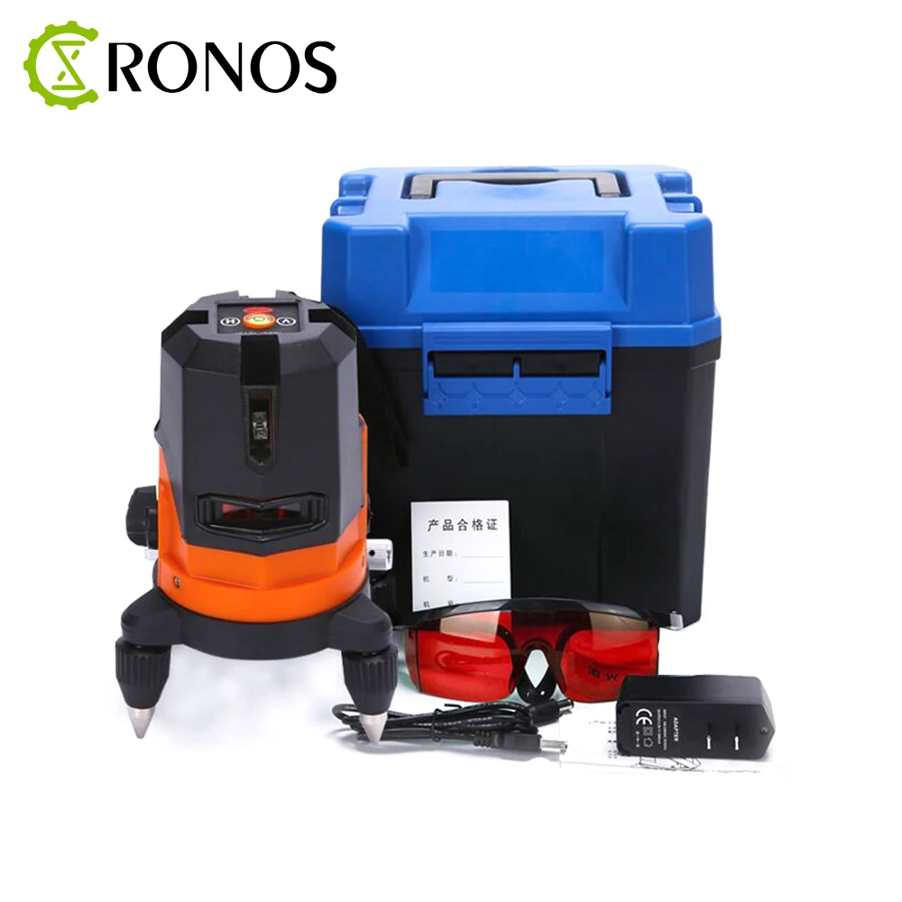 Laser Level 5 Lines Professional Laser 635nm Slash Function Vertical ...
