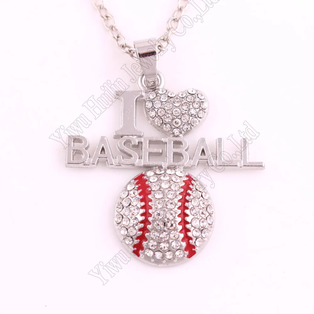 Drop Shipping 1.26"*1.3" inches Fashion Gift Crystal link Chain I LOVE ...