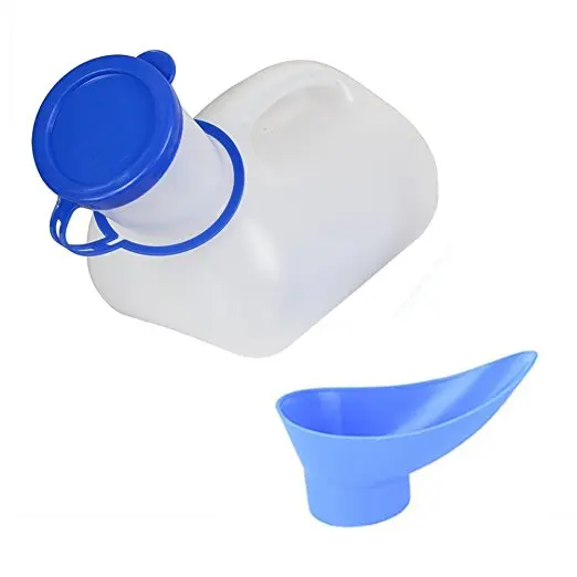 Botella de orina para hombre y mujer, colector de urinario para viajar ...