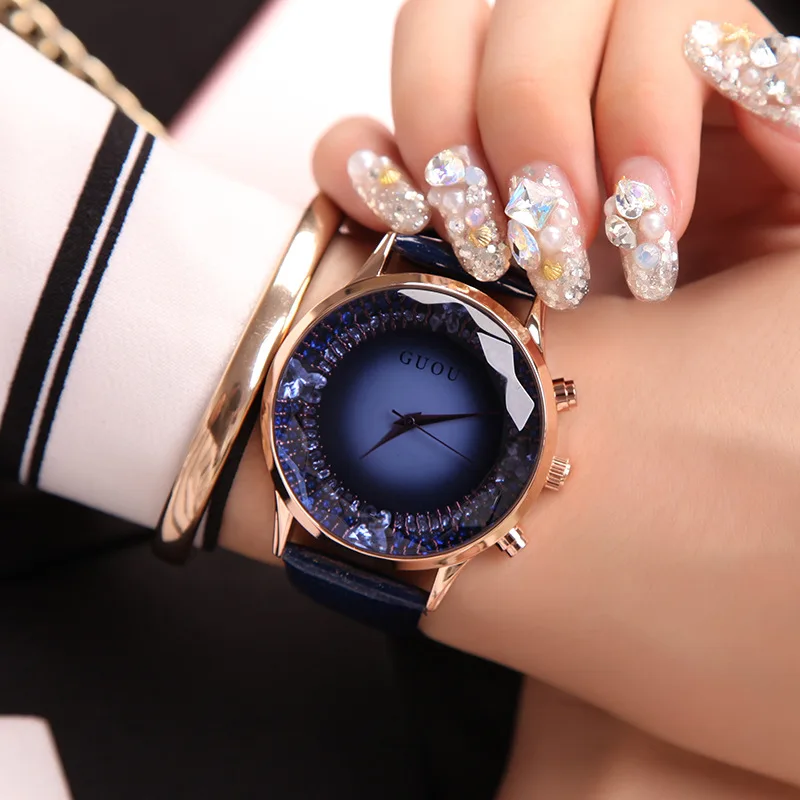 Top Brand Luxury Diamond Watches Women's Watch Women Watches Genuine ...