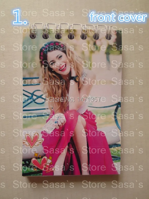 Violetta Martina Stoessel Coil Spiral soft Copybook Diary notebook 50 ...