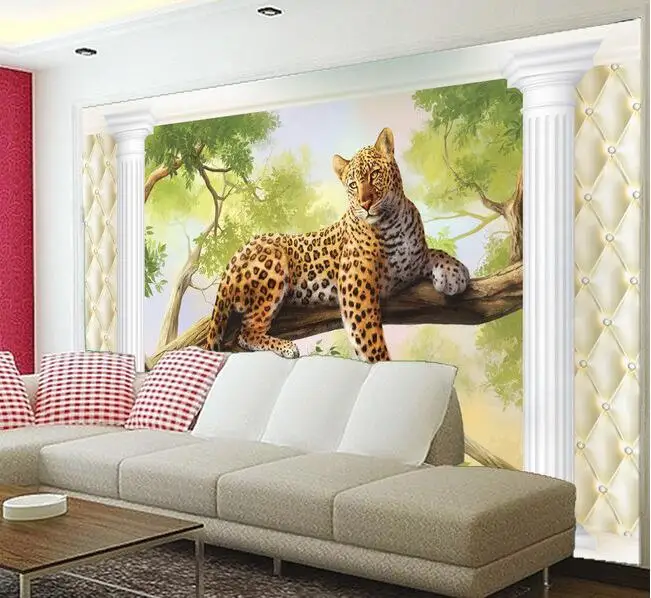 3d wallpaper custom mural non woven 3d room wallpaper 3D cylindrical ...