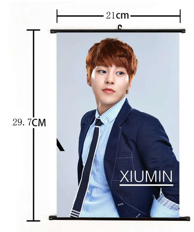 KPOP band EXO Hanging Poster different designs A4 wall Scroll Painting ...