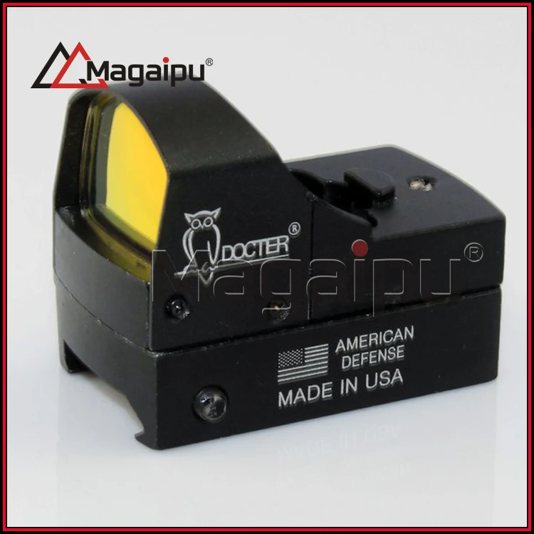 Docter Optics 1x20 Red Dot Sight Scope for picatiny weaver rail mount ...