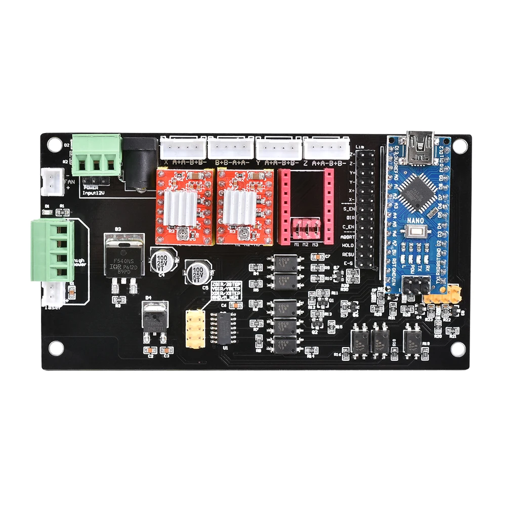 Engraving Electronic Control Panel Three Axis Stepper Motor Drive ...