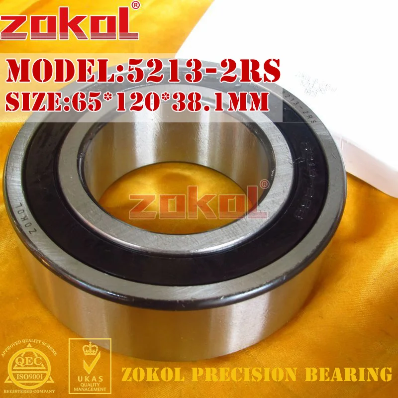ZOKOL rodamiento de bolas de contacto Angular Axial, 5213 2RS 3213 2RS ...