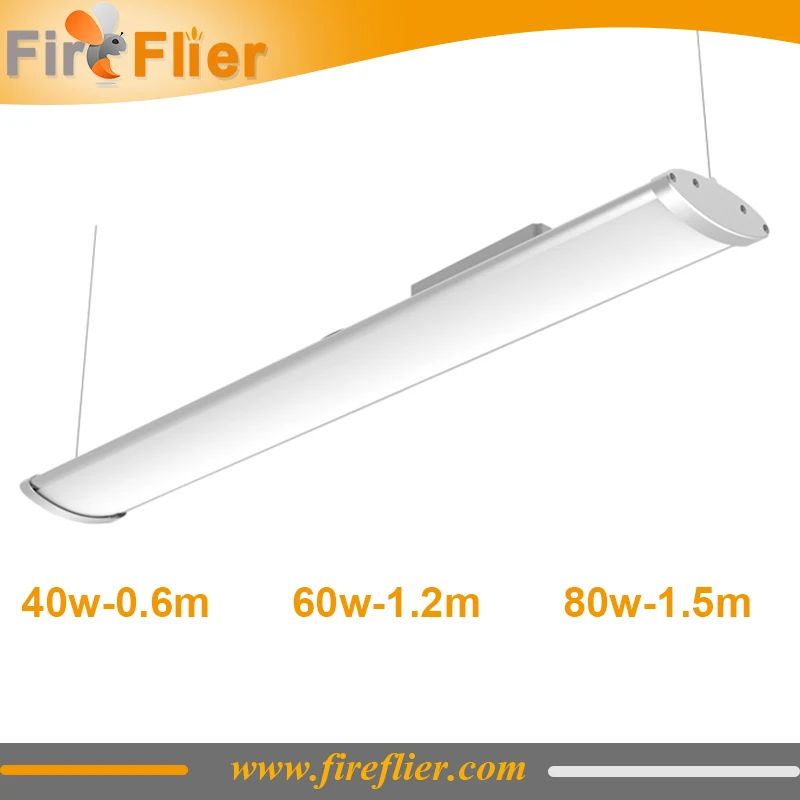 8pcs 0.6m 1.2m industrial led batten lamp 60w 4feet warehouse lighting ...