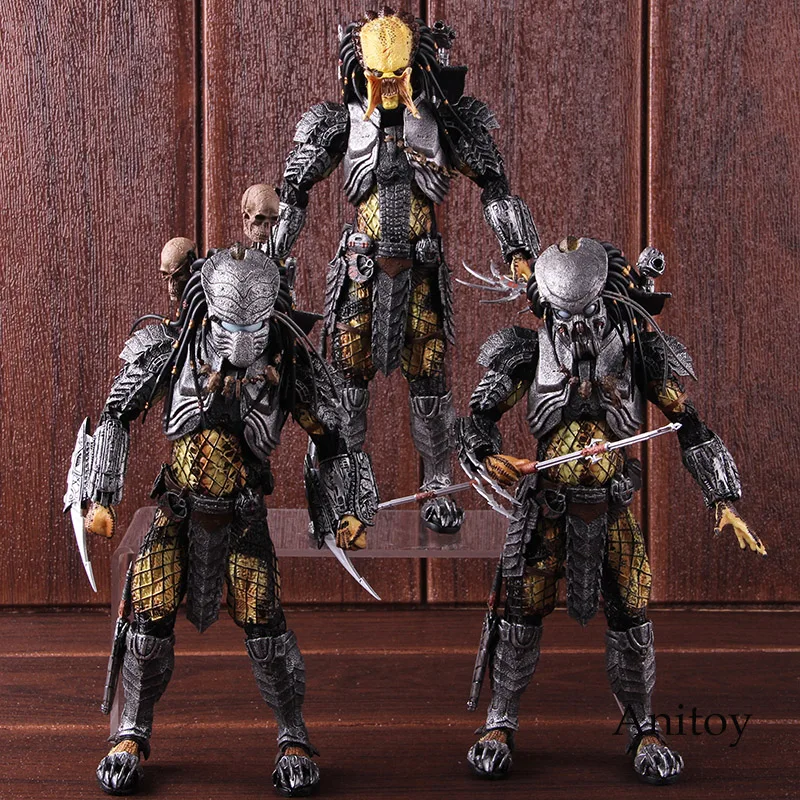 NECA AVP Alien vs Predator Action Figures Chopper Celtic Scar Predator ...