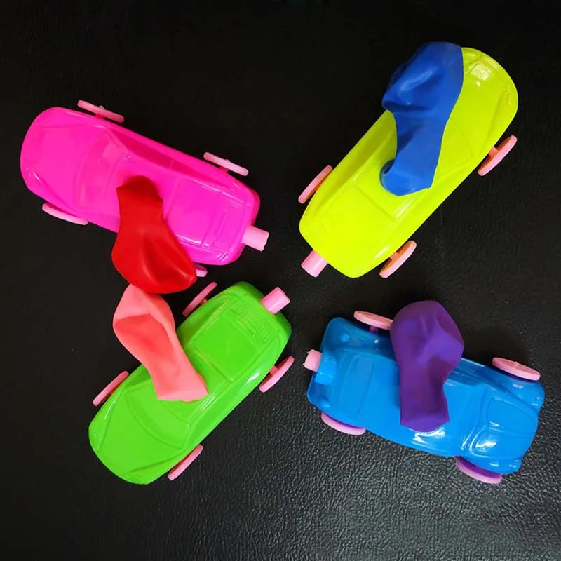1/5/10PCS Kids Science Experiment Toys DIY Ballon Car Build Kit Toy ...