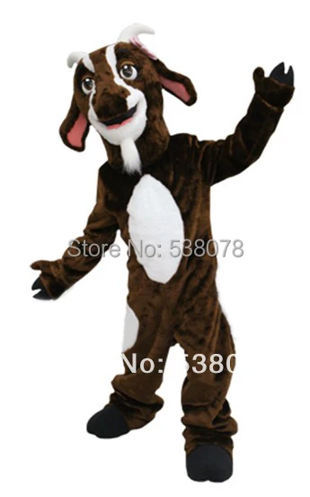 Tan Goat Mascot Costume Adult Size Goat Mascotte Mascota Carnival Party ...