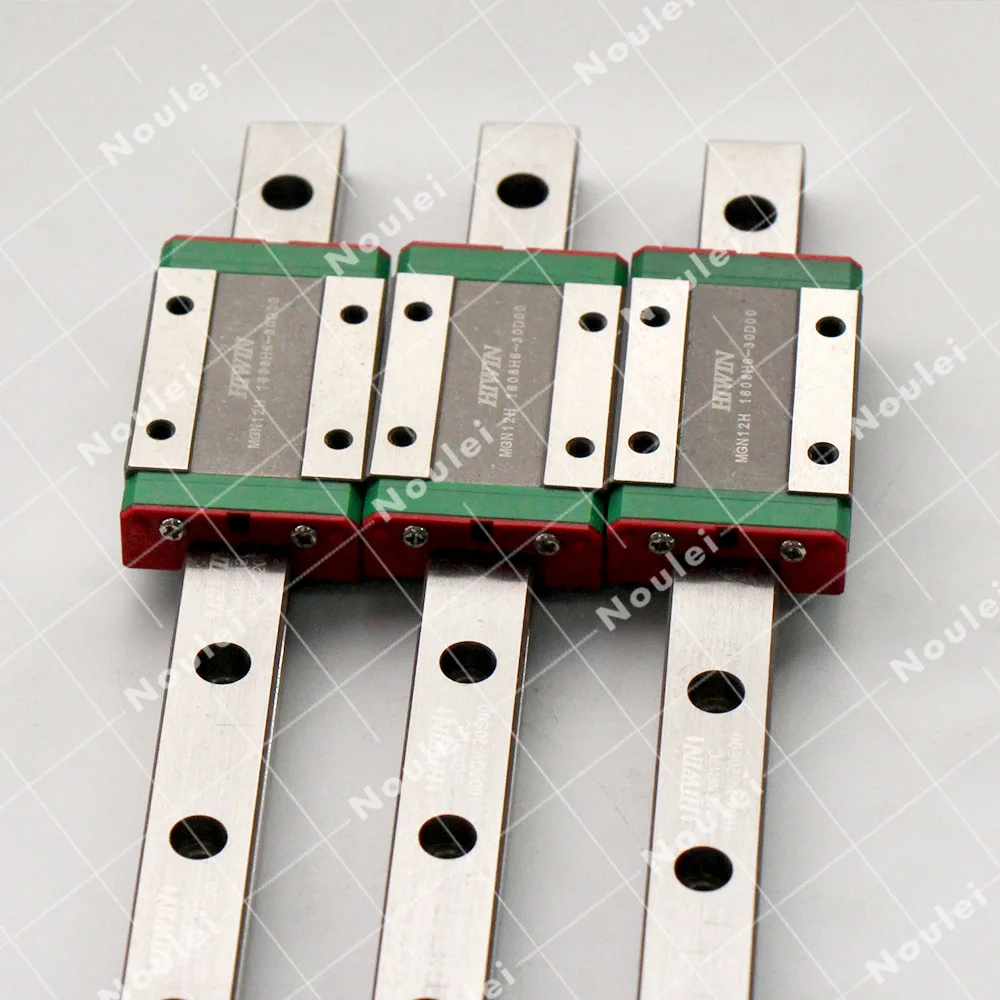 HIWIN MGN12 450mm 500mm linear guide rail with MGN12H slide blocks ...