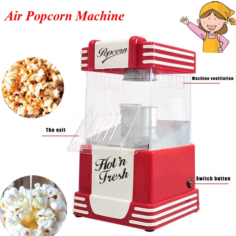 1pc Classic Popcorn Machine American Vintage Dual Popcorn Machine Sugar ...