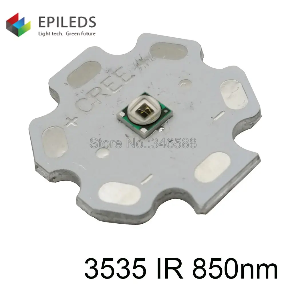 5pcs 3w 3535 Epileds Infrared Ir 850nm High Powe Led Light Emitter ...