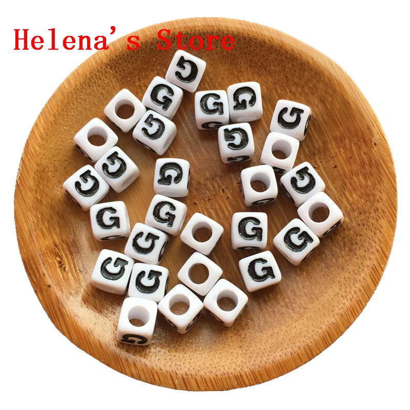 Free-Shipping-1800pcs-7-7MM-Cube-Square-Alphabet-Beads-Single-Initial-G ...
