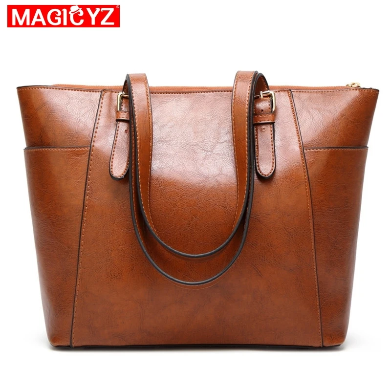 Leather Handbags With Side Pockets | semashow.com