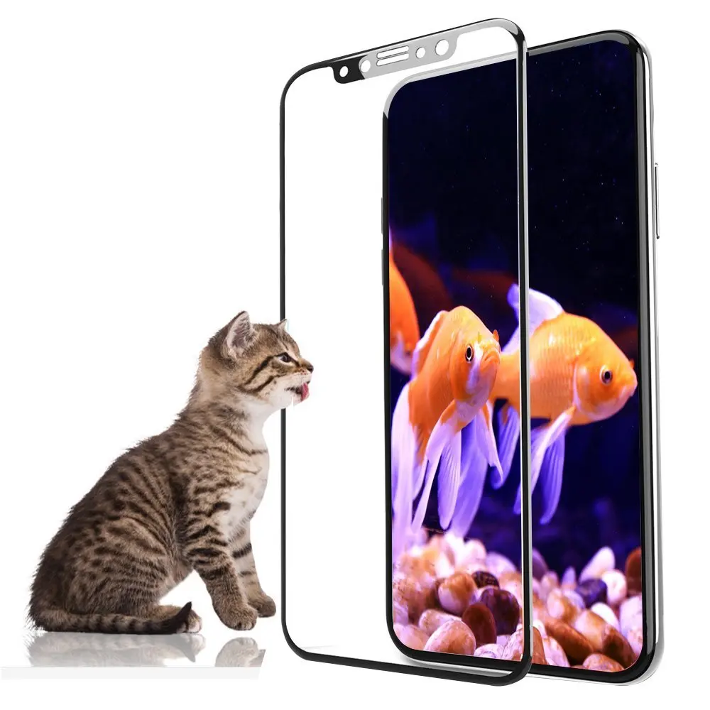 9H Full Cover Screen Protector For IPhone X 6 7 Tempered Glass On Th 9h-full-cover-screen-protector-for-iphone-x-6-7-tempered-glass-on-th