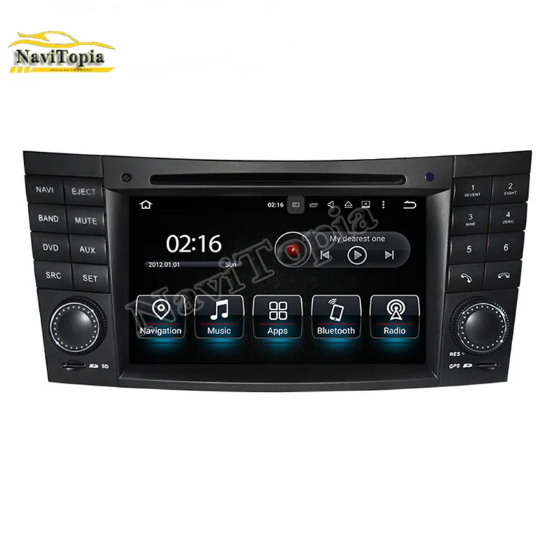 NAVITOPIA 2G Quad Core Android 7,1 coche DVD para Benz Clase E W211 ...